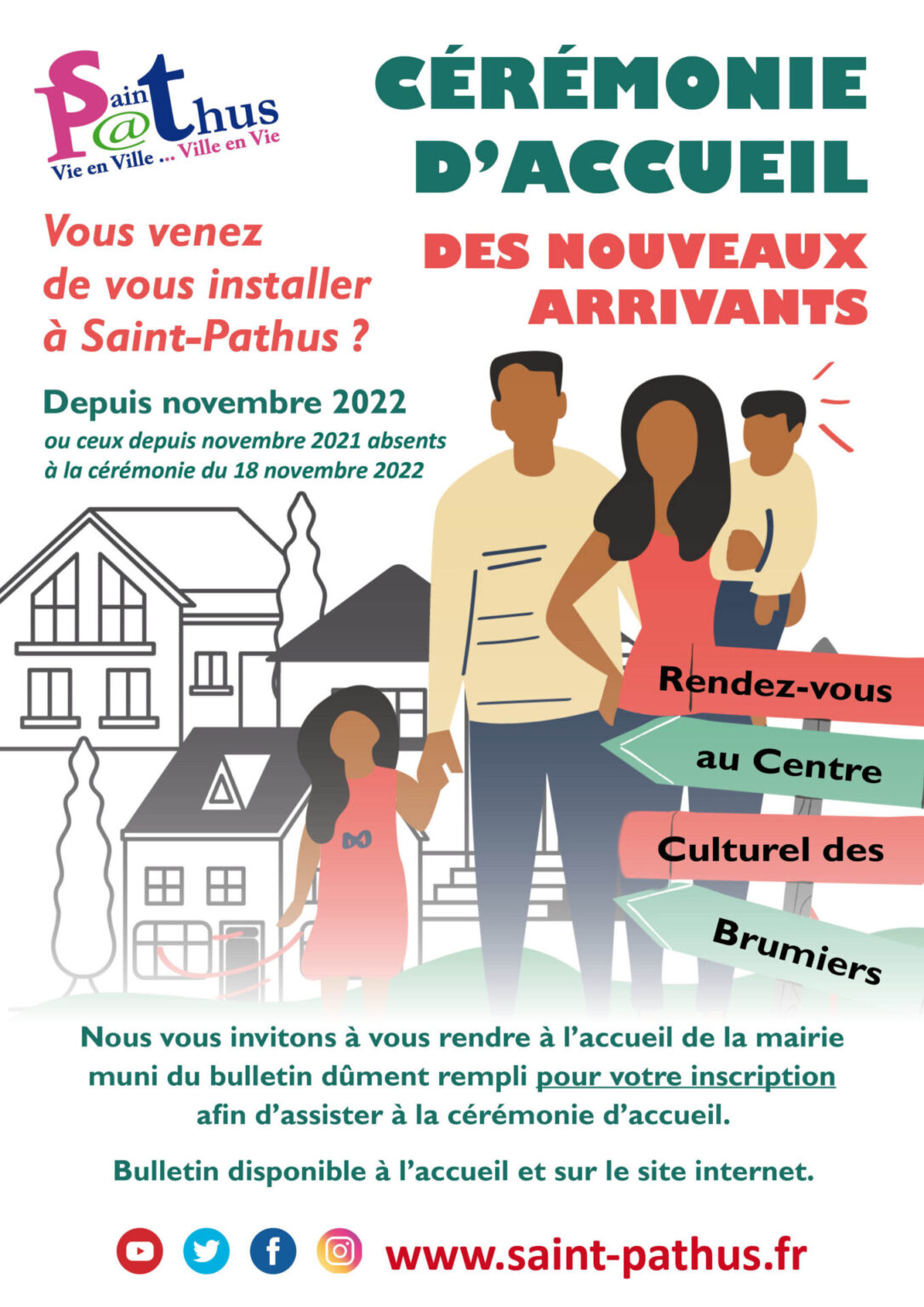 Pensez à vous inscrire pour la cérémonie d'accueil des nouveaux ...