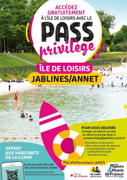 Pass privilège - île de loisirs - Site officiel de Saint-Pathus